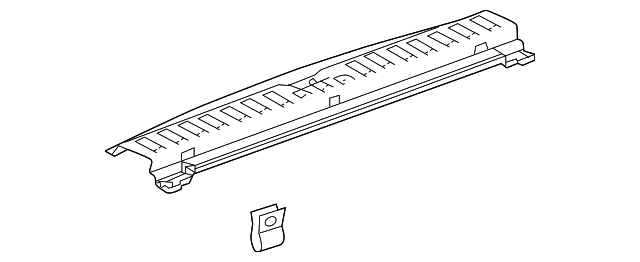 2018-2024 GM Black Liftgate Sill Garnish Molding 84445055 GM ...