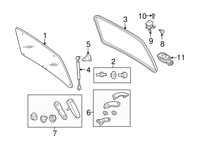 Genuine OEM Ford Part - Outer Panel Bumper W713055-S300 | Genuine OEM ...
