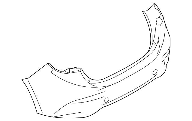 2014-2018 Mazda 3 Bumper Cover BJS7-50-221A-9U | Original Mazda Parts