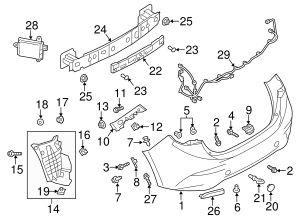 2014-2018 Mazda 3 Splash Shield BHN1-50-350B | TascaParts.com