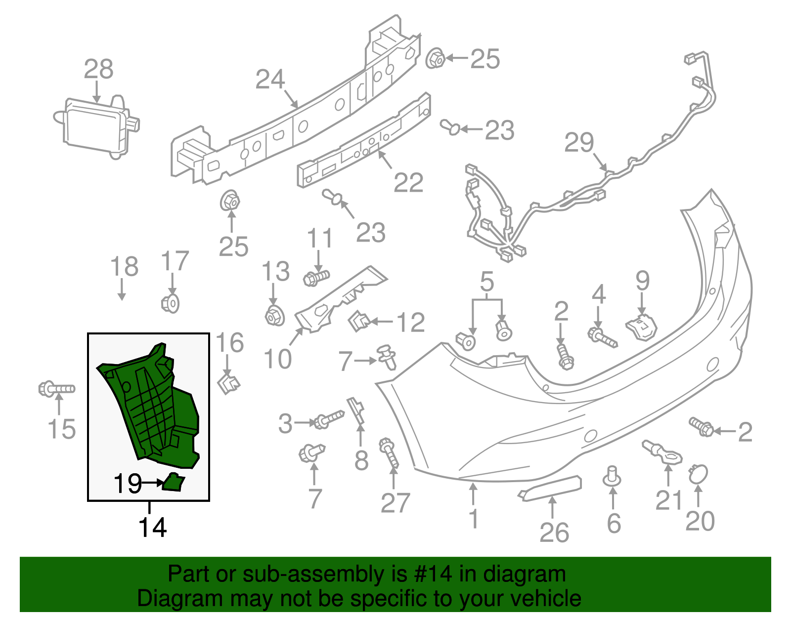 2014-2018 Mazda 3 Splash Shield BHN1-50-350B | Retail Performance Auto ...