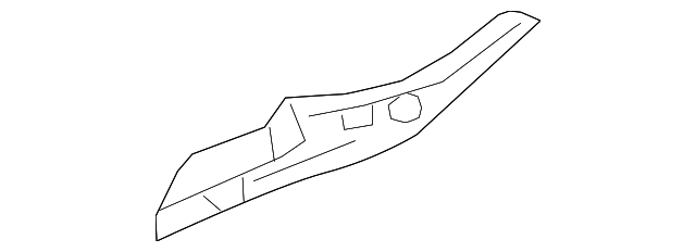 22743742 - Passenger Side Air Inlet Grille Panel Extension 2014-2020 ...