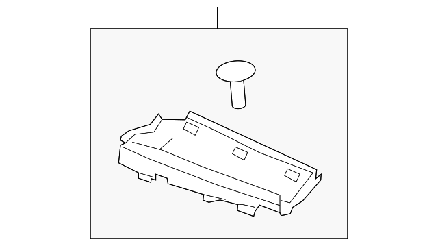 2014-2020 Chevrolet Water Deflector 84290729 | GMPartsDirect.com