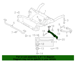 2017 Land Rover Discovery Rear Lower Control Arm LR084095 | JaguarParts.com