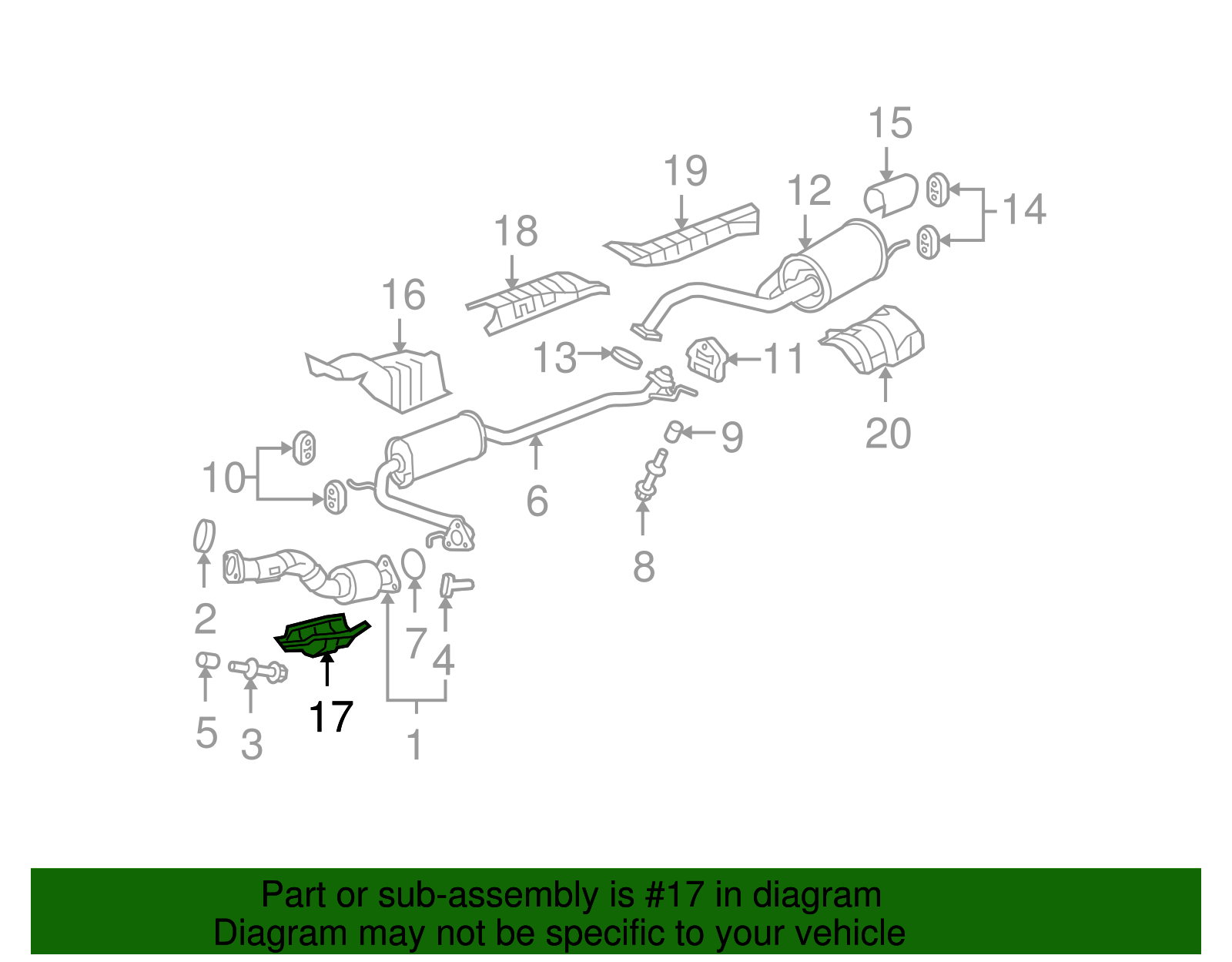 18181-RB0-000 - Cover (Lower) - 2009-2013 Honda Fit | Honda Parts Cheap