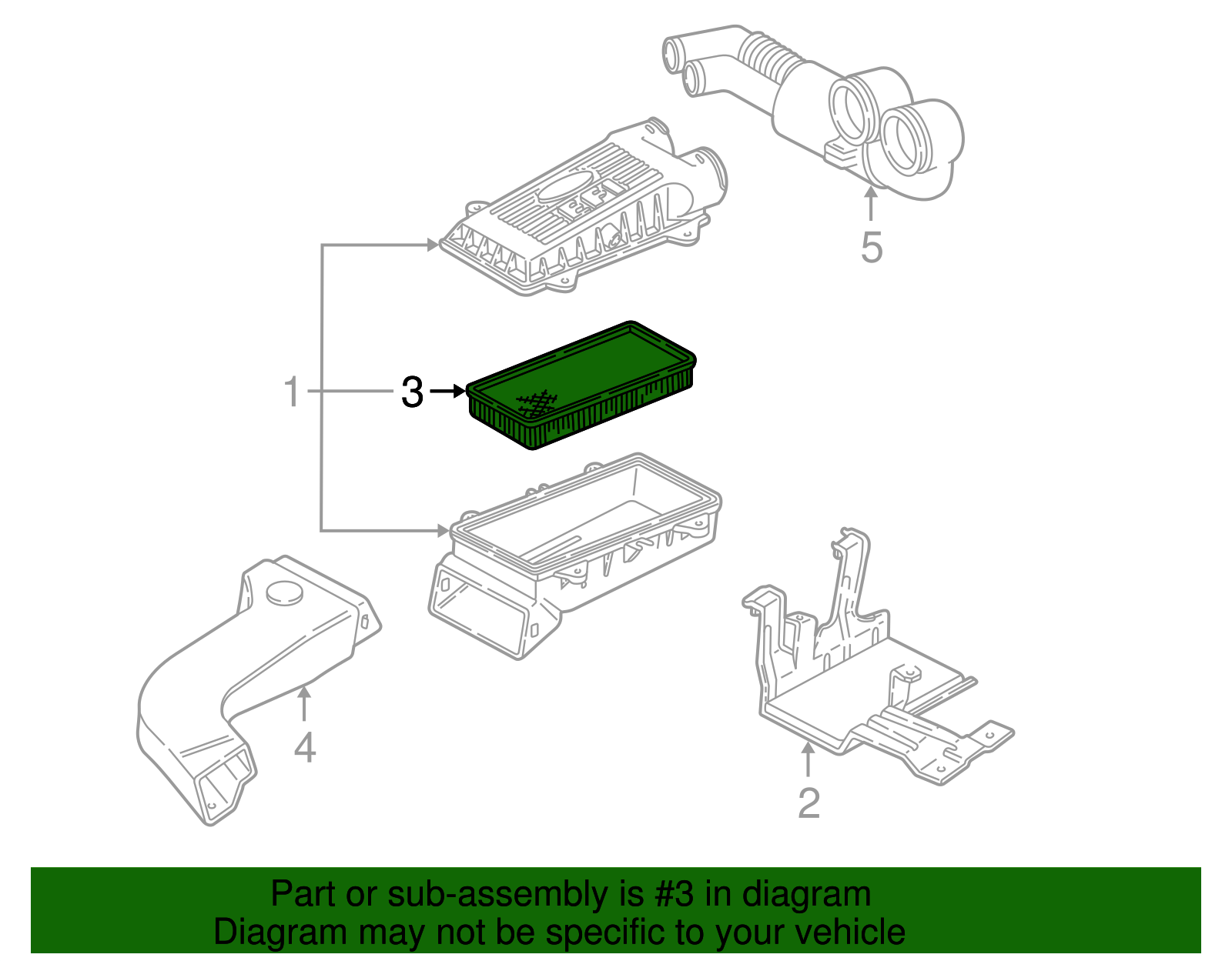E7TZ-9601-B - 1985-1997 Ford - Engine Air Filter | My Ford Parts