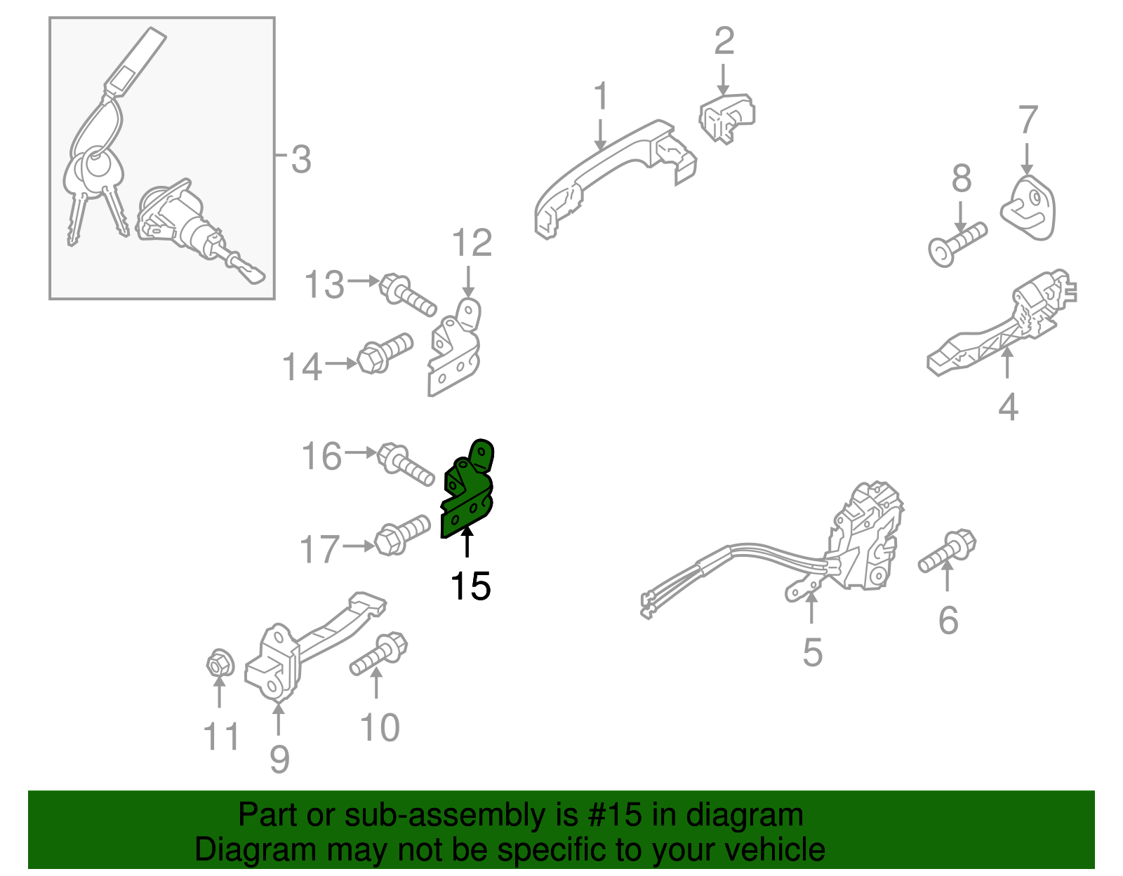 79310-1E200 - Upper Hinge 2010-2013 Kia Forte Koup | Kia.Parts Store