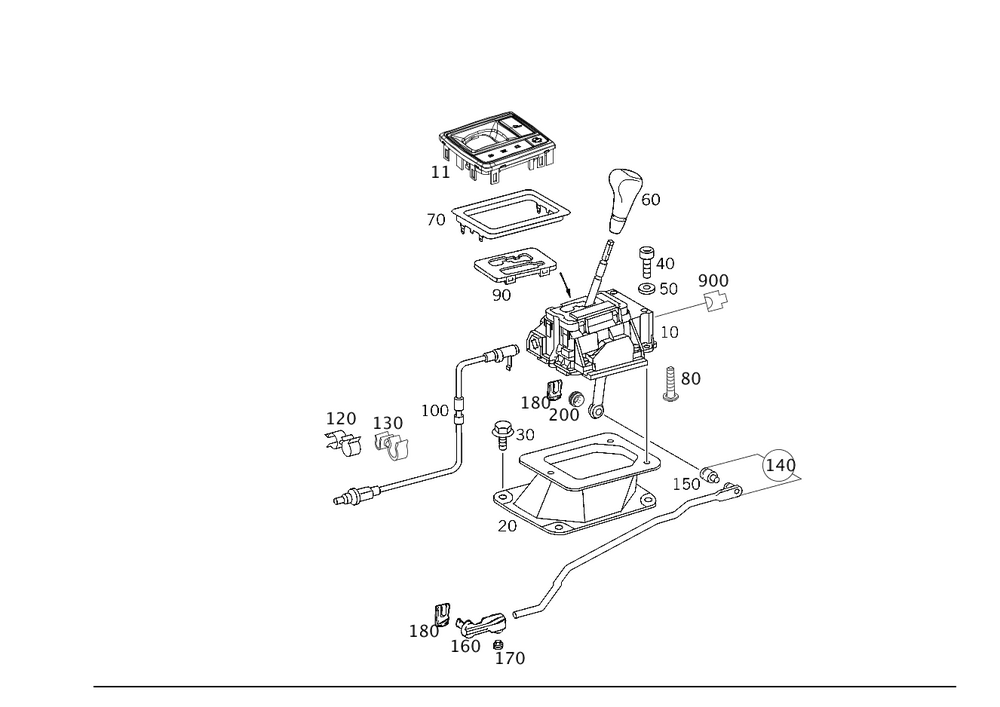 463-260-03-09 - Shift Mechanism 2003-2018 Mercedes-Benz | Mercedes-Benz ...