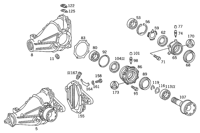 115-994-04-34 - Snap Ring 1954-2002 Mercedes-Benz | Mercedes-Benz USA Parts