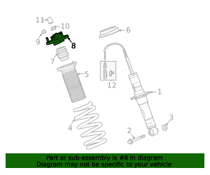 2020-2024 Chevrolet Corvette Rear Shock Absorber Mount 87827441 GM ...