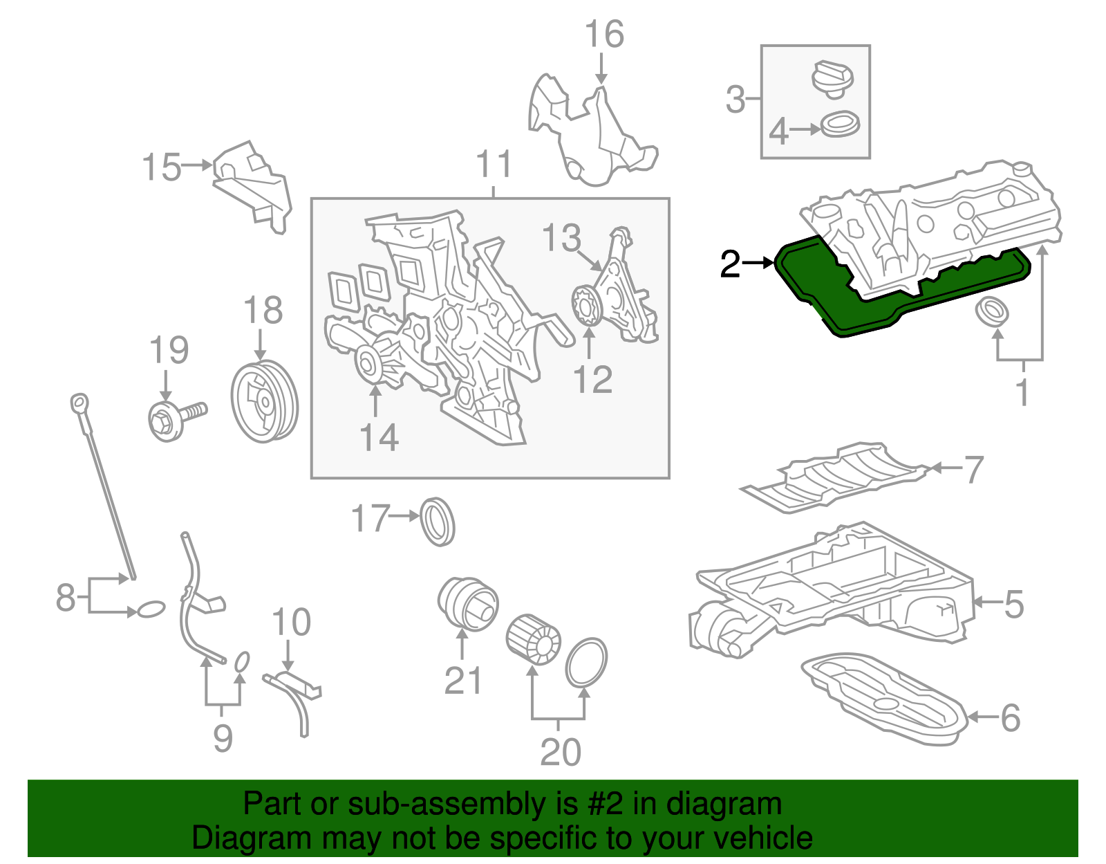2006-2018 Lexus Valve Cover Gasket 11213-31040 | OEM Parts Online