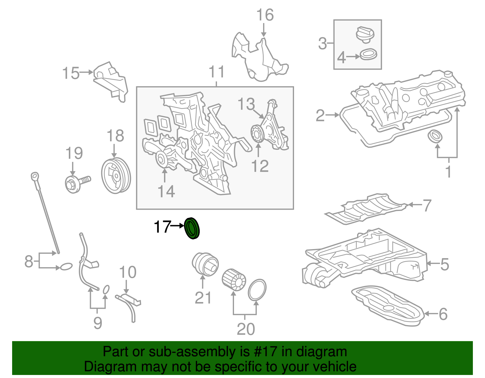 90311-42045 - 2006-2018 Lexus - Timing Cover Oil Seal | My L Parts