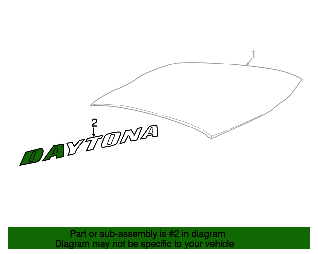 2013-2014 Dodge Charger Body Decal Kit 68194908AA | My Mopar Parts