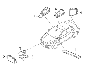 2016-2018 Volvo Object Sensor 31687597 | TascaParts.com