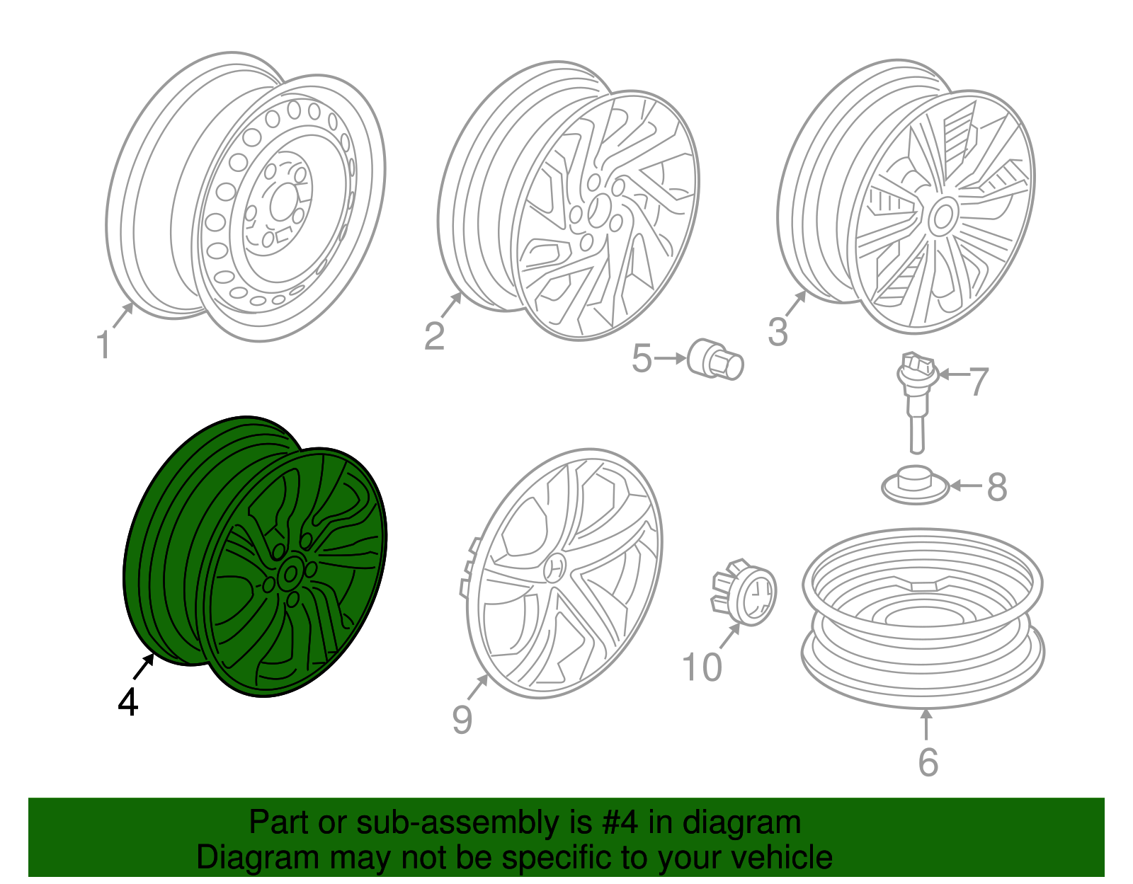 2016-2018 Honda Civic Wheel, Alloy 42700-TBA-A81 | Retail Performance ...