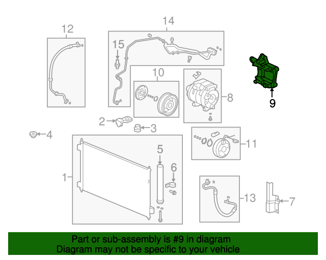 38930-R70-A01 - Bracket 2008-2010 Honda | Honda Parts Online