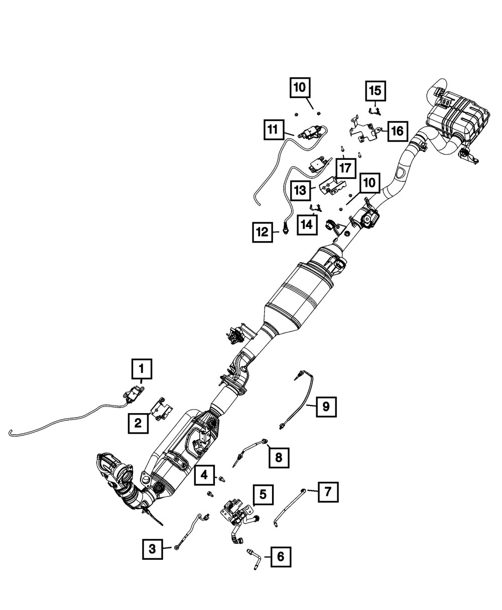 2018-2023 Jeep Nitrous Oxide Sensor 68544287AA | My Mopar Parts