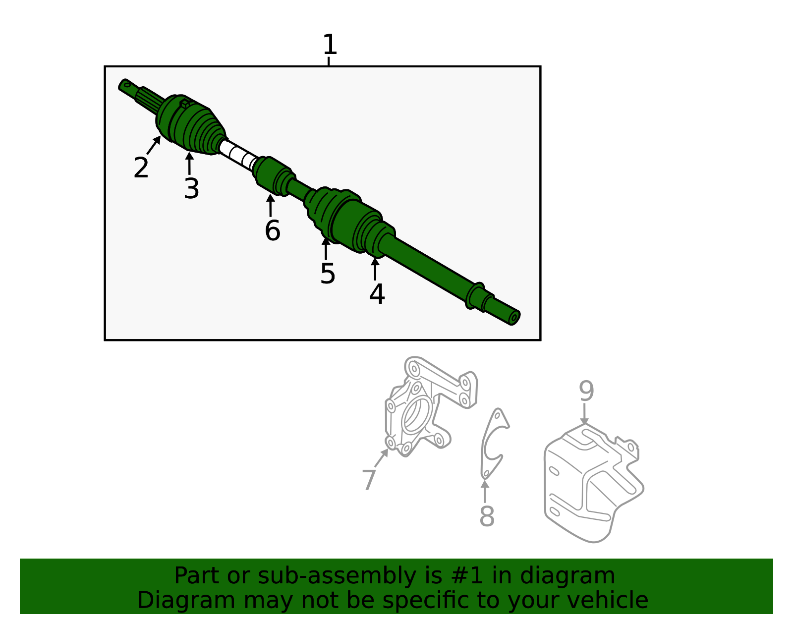 2021-2024 Nissan Kicks Axle Assembly 39101-5R00A | My Nissan Part