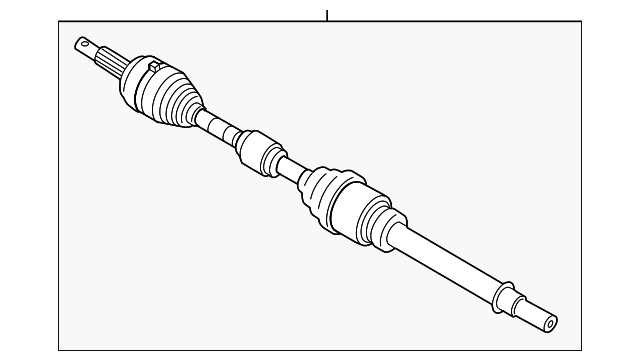 2021-2024 Nissan Kicks Axle Assembly 39100-5R00A | Nissan Parts Plus