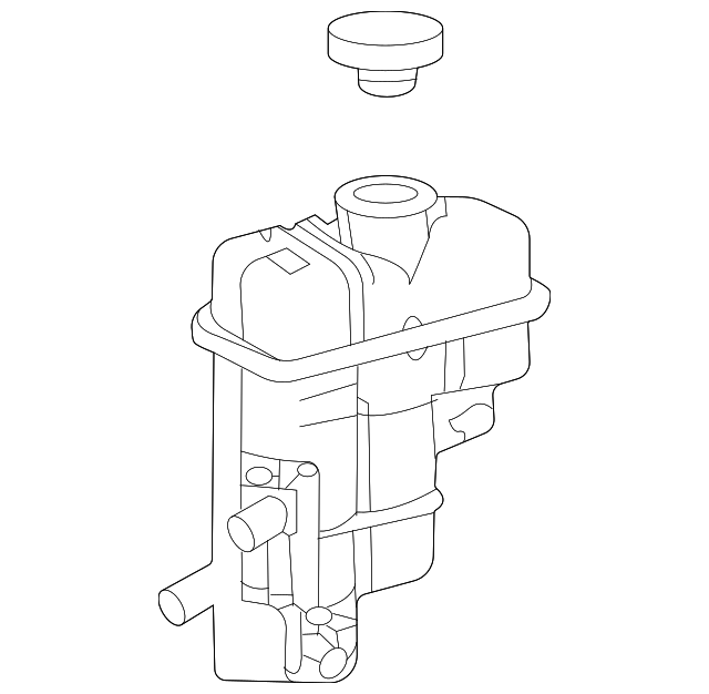 2021-2023 Toyota Drive Motor Inverter Coolant Reservoir G910G-0R010 ...