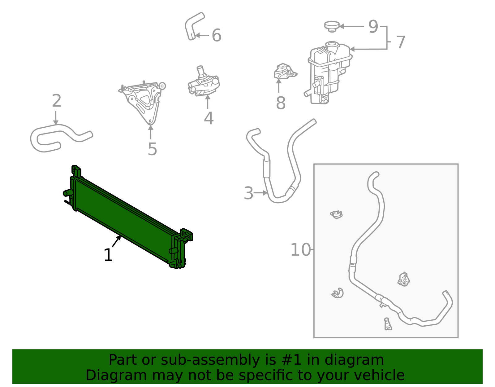 G9010-48100 - Drive Motor Inverter Cooler 2020-2025 Toyota | Longo ...
