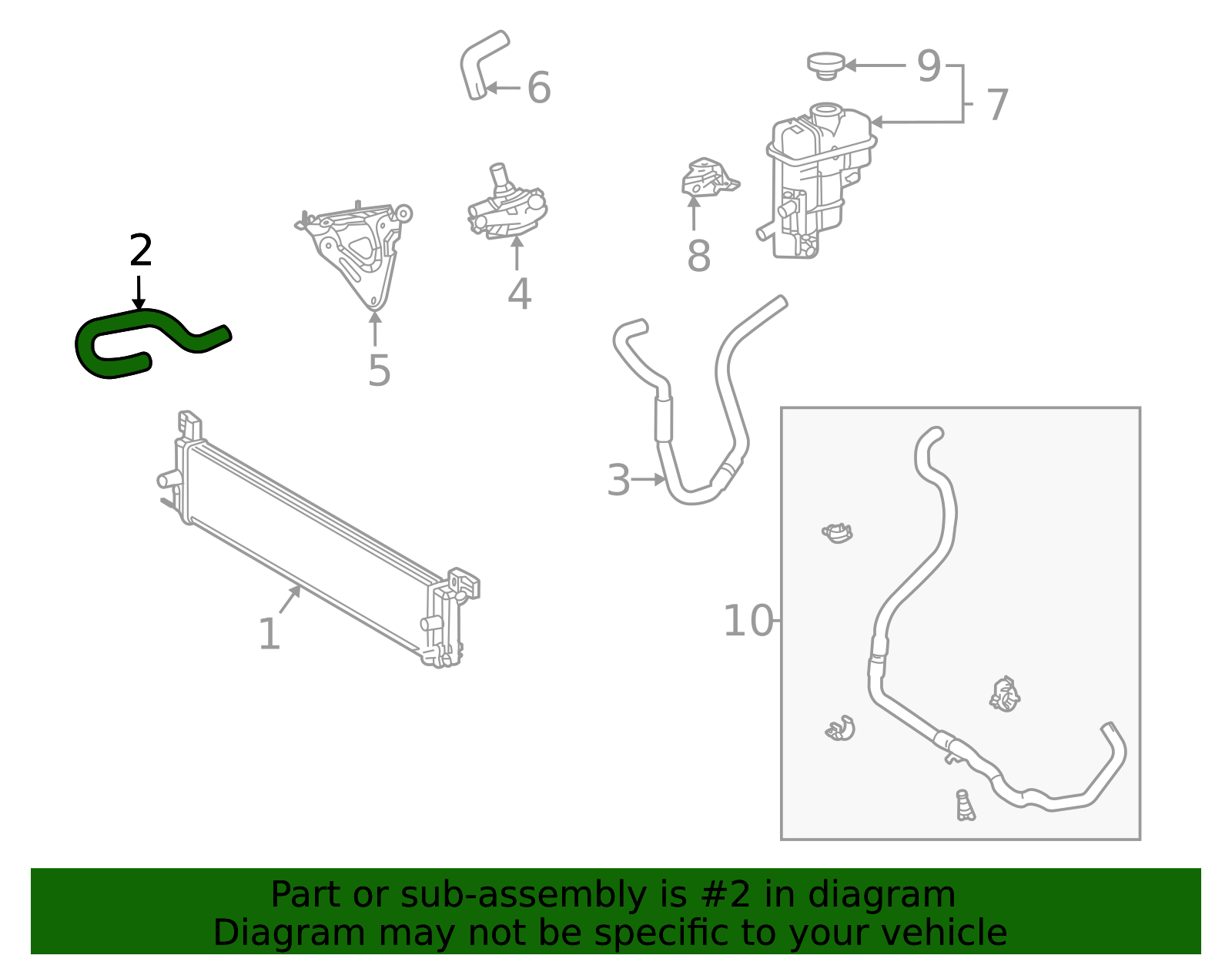 2020-2025 Toyota 2020-2024 Toyota - Inverter Hose G9227-0E010 ...
