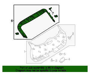 90900-6MA0B - Upper Trim Panel 2017-2022 Nissan Rogue Sport | Nissan ...