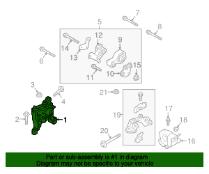 2016-2020 Mazda Mount TK78-39-060B | TascaParts.com