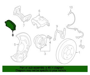 2016-2020 GM Pad Kit (Replaces Part Number 84206102) 85127895 GM ...