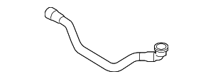 17127536232 - 2007-2010 BMW X5 Reservoir Hose (17-12-7-536-232) | BMW ...
