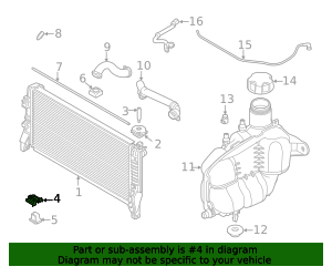 17118630445 - 2016-2023 BMW Radiator Bracket (17-11-8-630-445) | BMW of ...