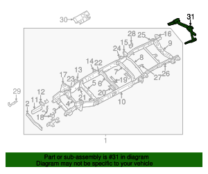 51170-1PA0A - Trailer Hitch - 2012-2021 Nissan | Nissan OEM Parts Direct