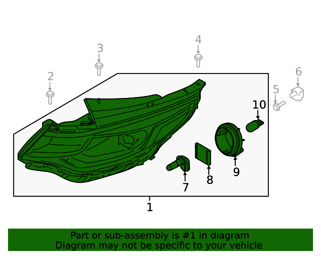 2019-2020 Kia Optima OEM NEW 2019-20 Kia Optima Headlamp Composite ...