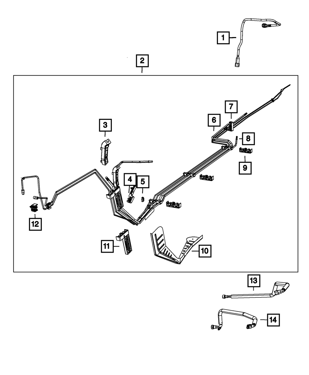 2005-2014 Mopar Fuel Supply Tube 4581407AC | Miracle Mopar