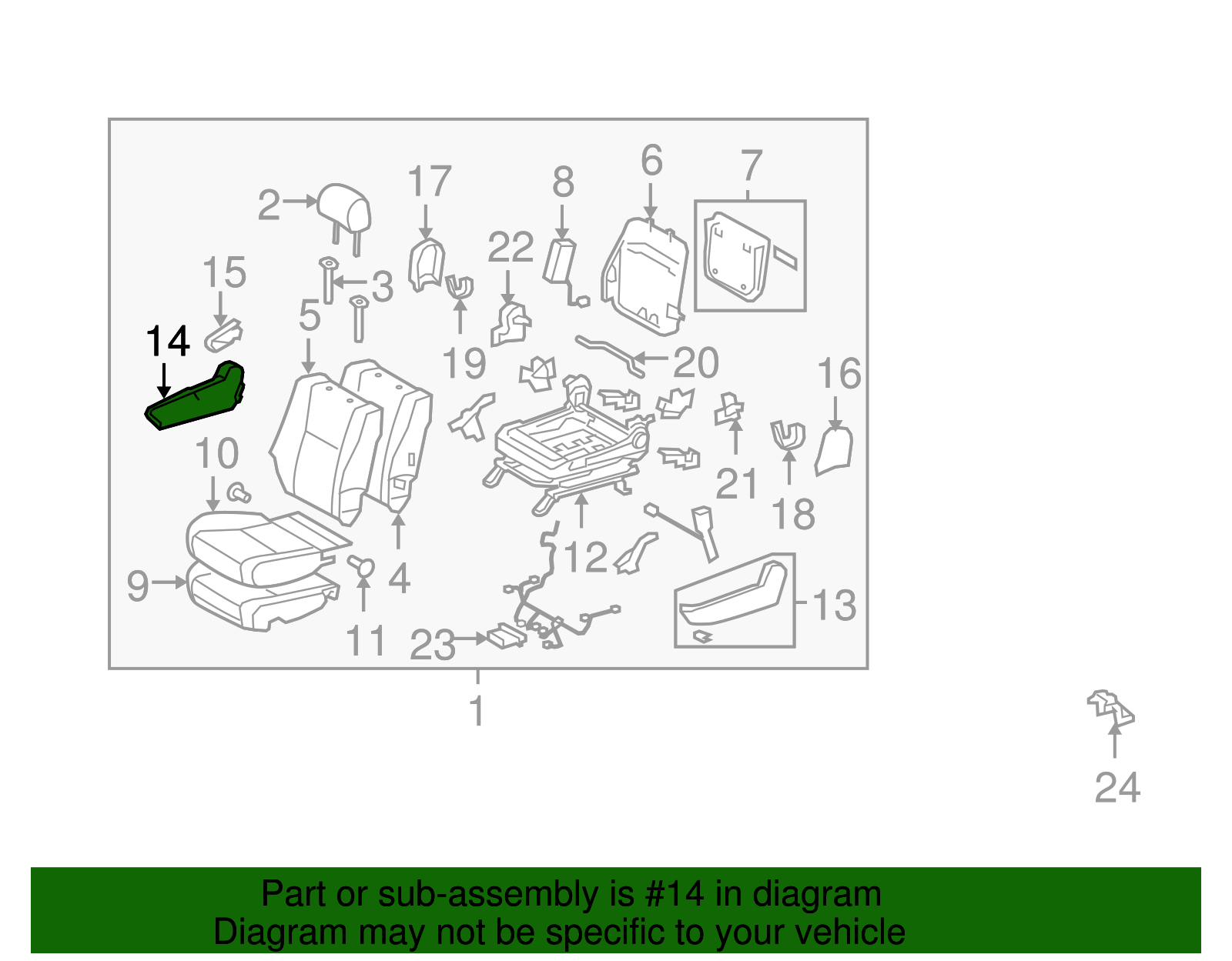 71811-0C080-C0 - 2009-2014 Toyota - Cushion Shield | Sparks Parts