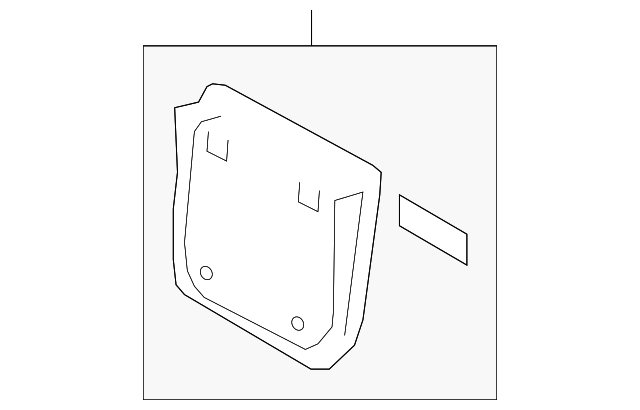 2009-2014 Toyota Back Panel 71771-0C020-C0 | Toyota Parts Center