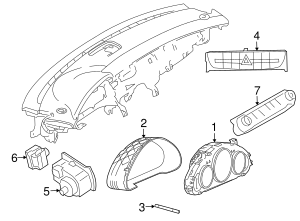 219-540-21-47 - Instrument Cluster 2009-2011 Mercedes-Benz CLS 550 ...
