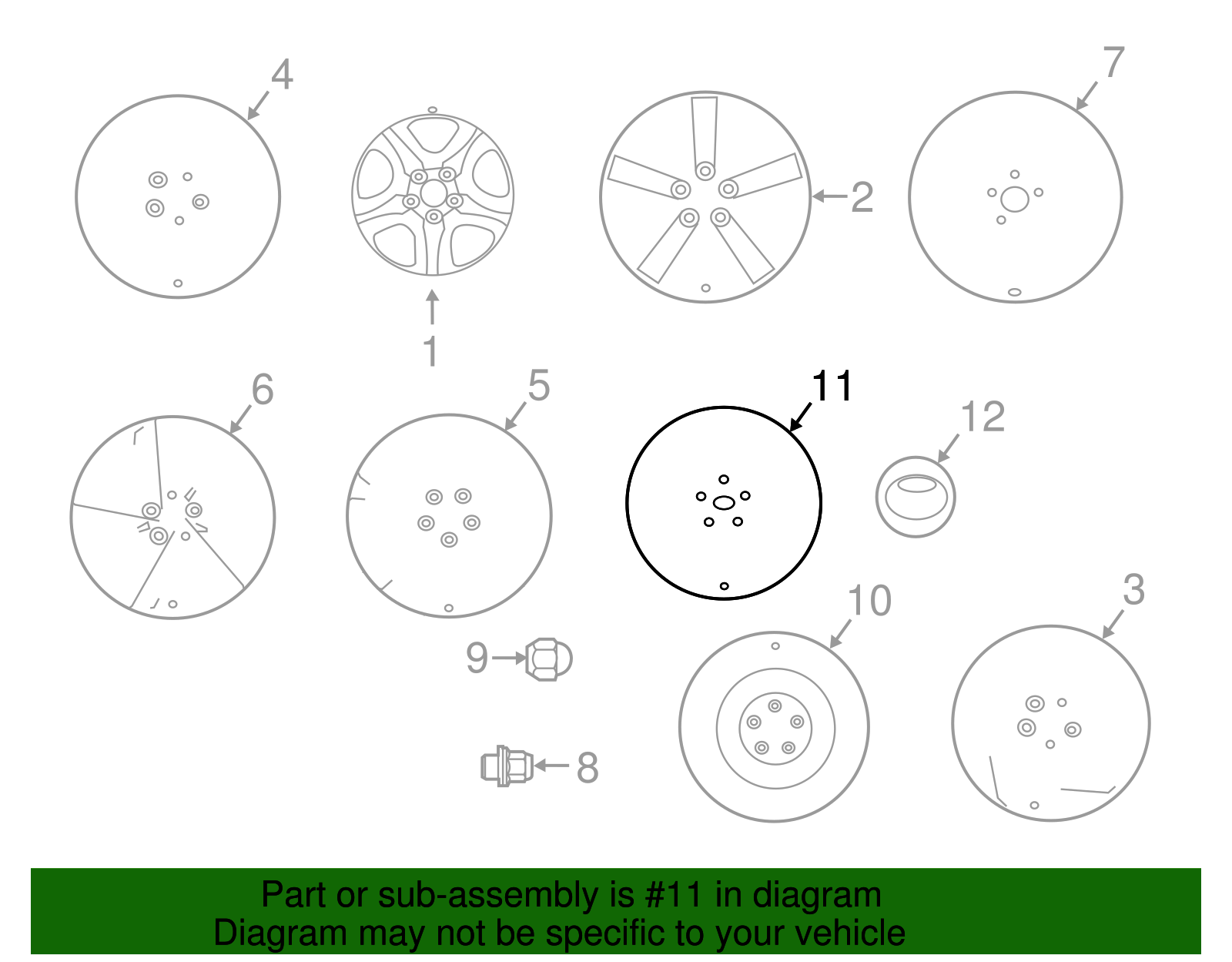 2016-2018 Toyota RAV4 Wheel Cover 42602-42020 | Retail Performance Auto ...