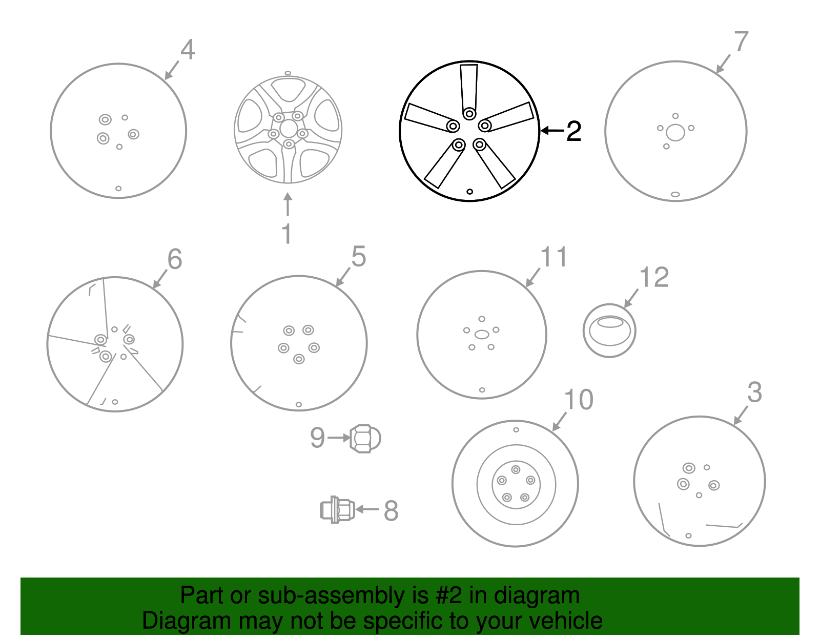 2016-2018 Toyota RAV4 Wheel, Alloy 42611-42660 | Retail Performance ...