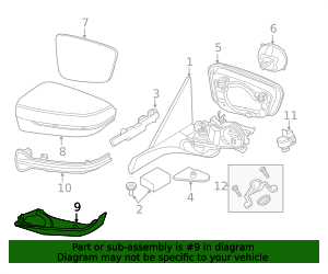Genuine BMW 51-16-5-A1C-7E4 | Lower Cover | FREE Shipping on Most ...