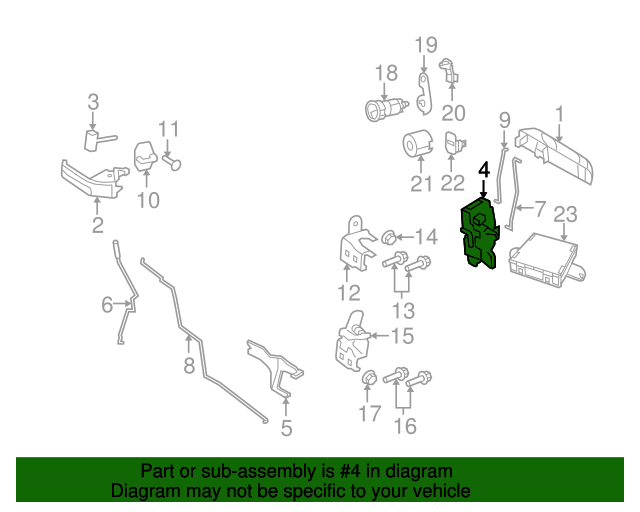 2012 Ram Latch 68621322AA | Mopar Parts Canada