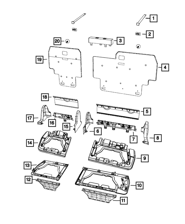 2022-2024 Chrysler Panel Support Ring 68461511AA | QuirkParts
