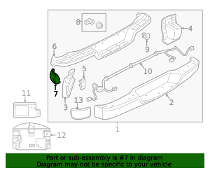 2003-2020 GM Bumper Extension 84170688 | GMPartsDirect.com