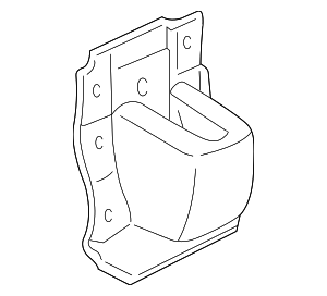 1996-2025 GM Rear Bumper Energy Absorber 84283572 GM | GMPartsDirect.com