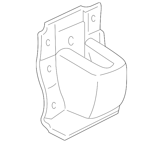 1996-2025 GM Rear Bumper Energy Absorber 84283572 GM | GMPartsDirect.com