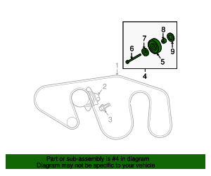 11925-EA20B - Idler Pulley - 2005-2021 Nissan | Nissan OEM Parts Direct