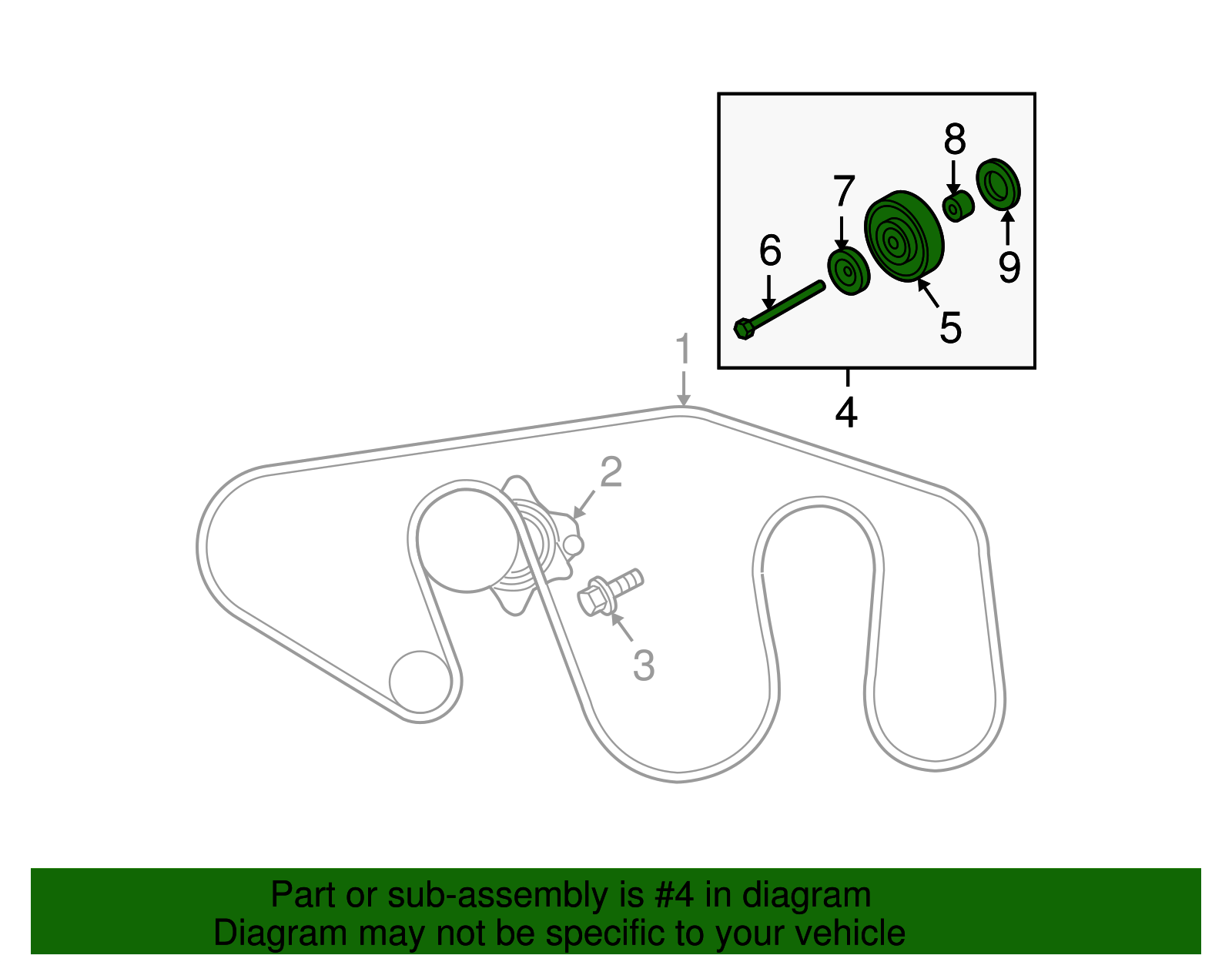 2005-2021 Nissan Idler Pulley 11925-EA20B | OEM Parts Online