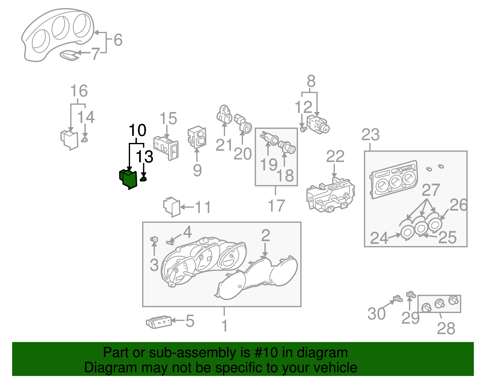 84930-52010 - Lock Switch 2000-2005 Toyota | Longo Toyota Parts