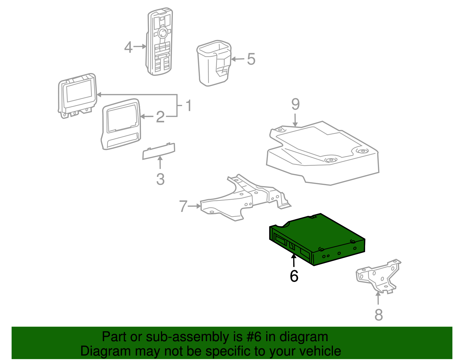 86104-60040 - DVD Player 2015-2021 Lexus GX460 | AutoNation Parts