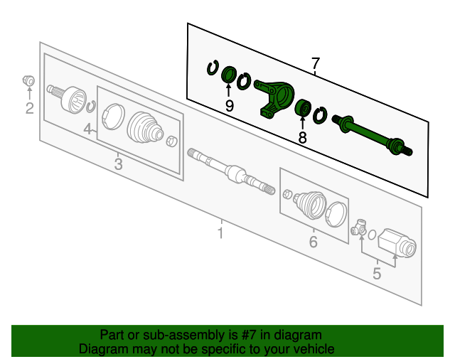 44500-T4P-J00 - Intermediate Shaft 2016-2024 Honda | Honda Parts Online